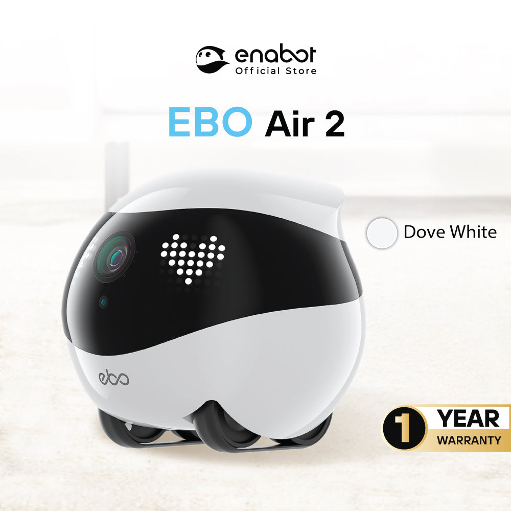 EBO Air 2-AI Companion Robot-Home Security Camera-Facial Expression ...