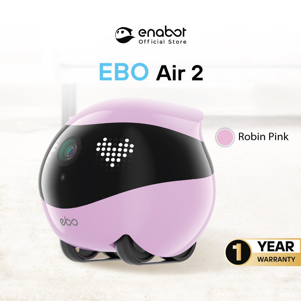 EBO Air 2-AI Companion Robot-Home Security Camera-Facial Expression – Enabot Singapore