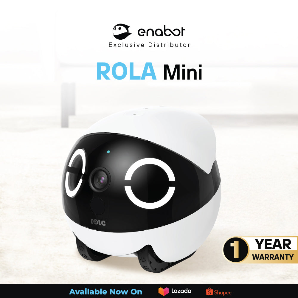 ROLA Mini 2K Movable Pet Camera-2 Way Communication With One Tap – Enabot Singapore