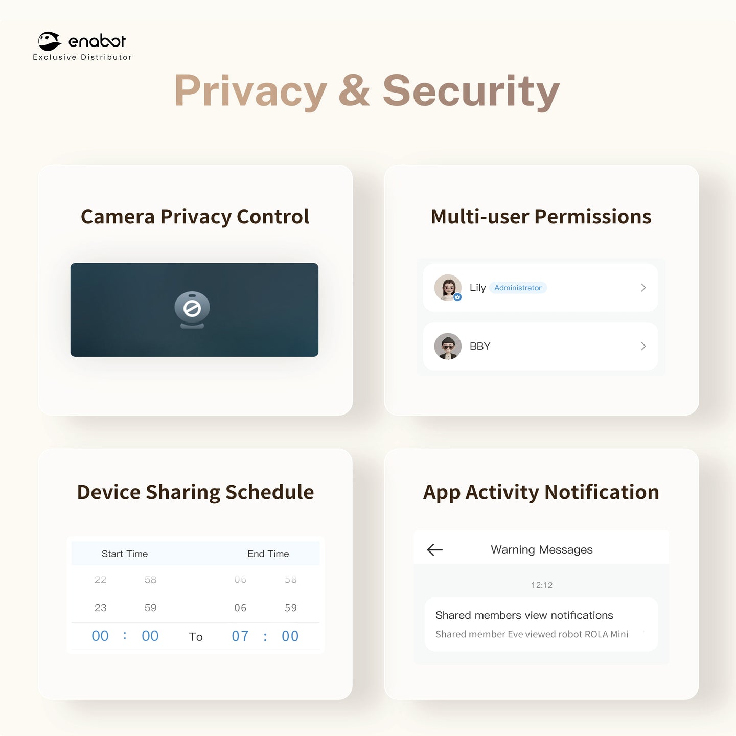 Enabot EBO ROLA Mini 2K Camera Robot – Enabot Singapore