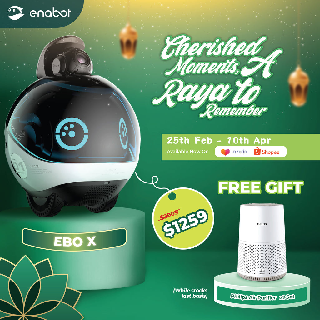 Enabot EBO X Smart Home Companion Robot with Alexa Built-in. – Enabot ...